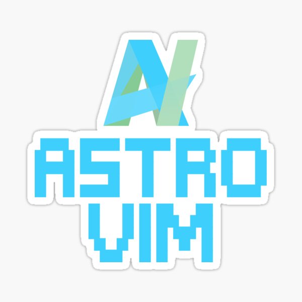 "AstroNvim | neovim config" Sticker for Sale by typo-n-quotes | Redbubble