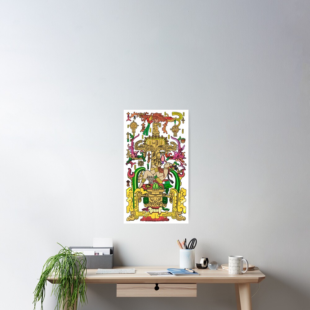 "King Pakal" Poster for Sale by dtkindling | Redbubble