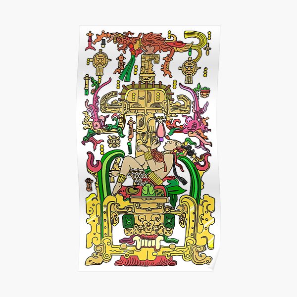 "King Pakal" Poster for Sale by dtkindling | Redbubble