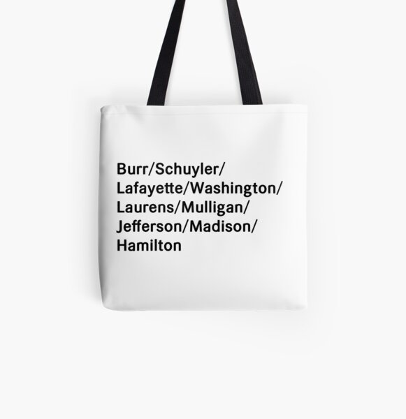 Hamilton Musical Tote Bags | Redbubble