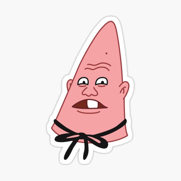 "Pinhead Patrick Sticker" Sticker for Sale by IceyDel | Redbubble