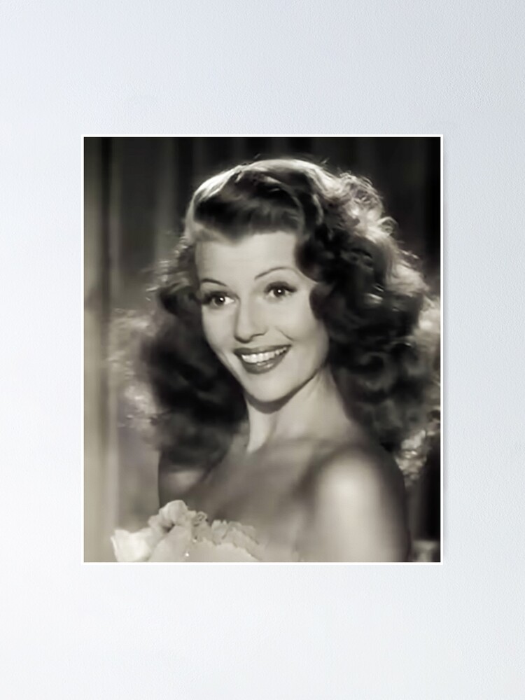 "Rita Hayworth" Poster for Sale by CulturePopPop | Redbubble