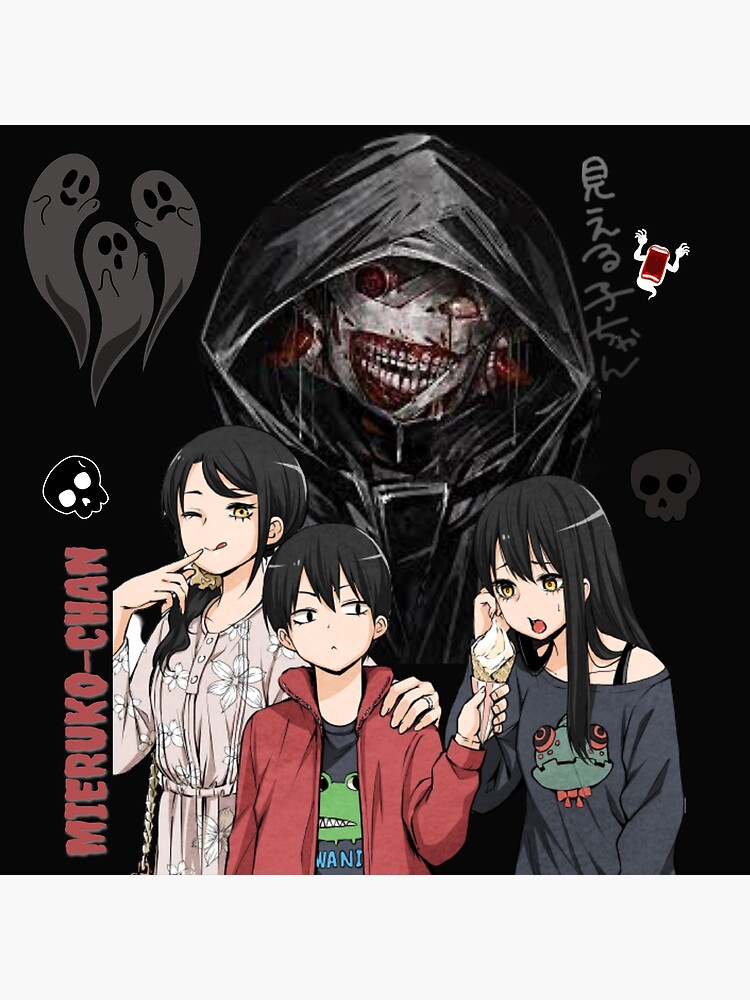 "mieruko chan horror" Poster for Sale by bluessky | Redbubble