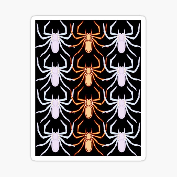"scary spider " Sticker for Sale by MYWMC | Redbubble