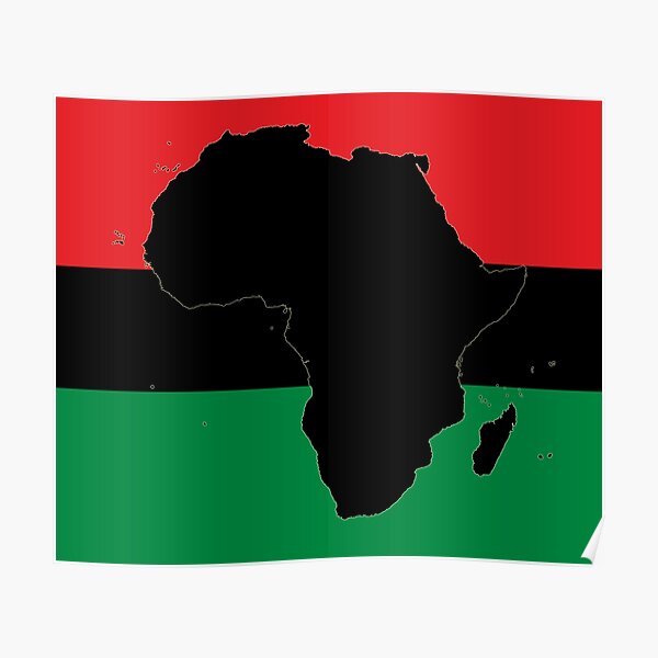 "Symbol of Africa - Pan African Flag" Poster for Sale by deanworld ...