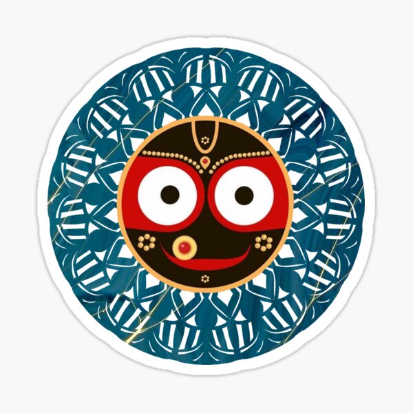 "Jagannath jai Jagannath lord Jagannath " Sticker for Sale by Krishnavi ...
