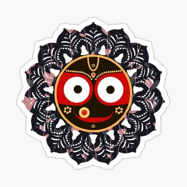 "Jagannath jai Jagannath lord Jagannath " Sticker for Sale by Krishnavi ...