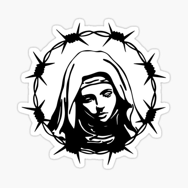 "Mary" Sticker for Sale by Ulfenborg | Redbubble