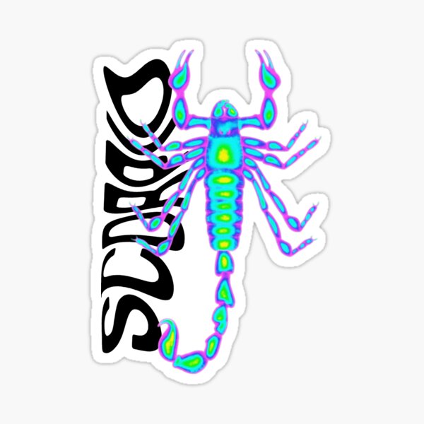 "Scorpio the Scorpion Heatmap" Sticker for Sale by kausofvenus | Redbubble