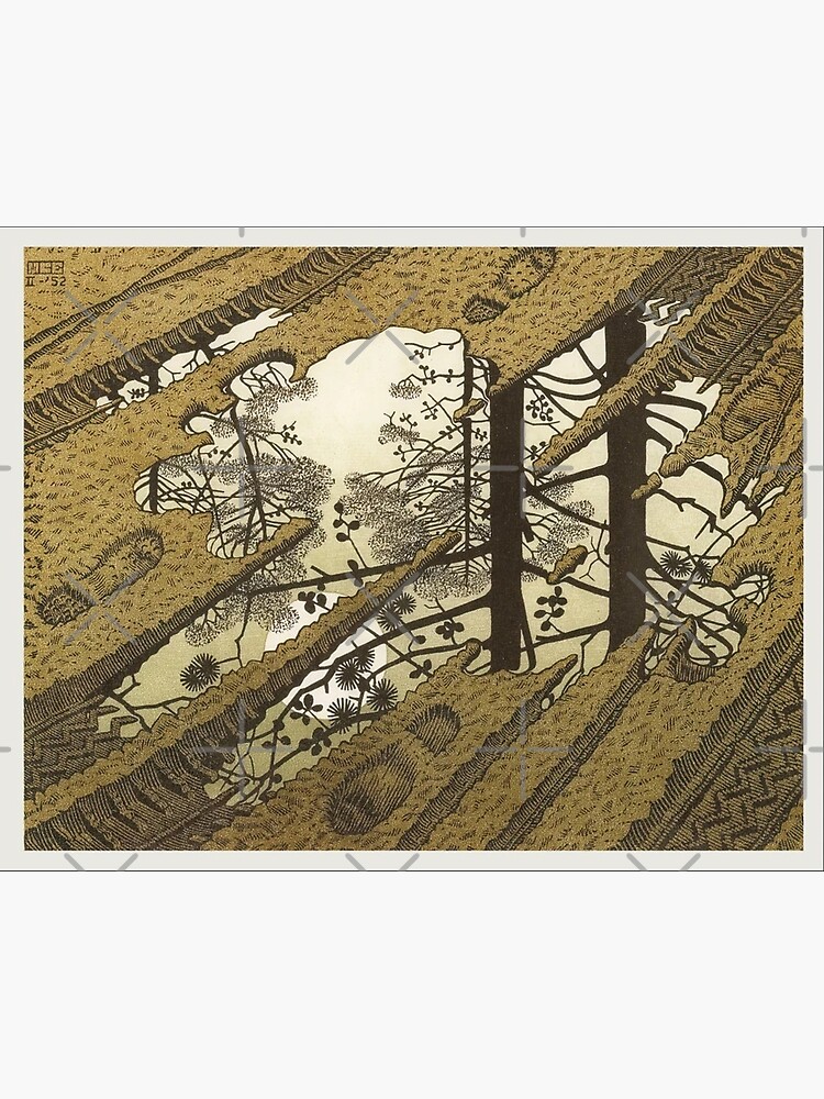 "M. C. ESCHER PUDDLE" Poster for Sale by lancegimen | Redbubble