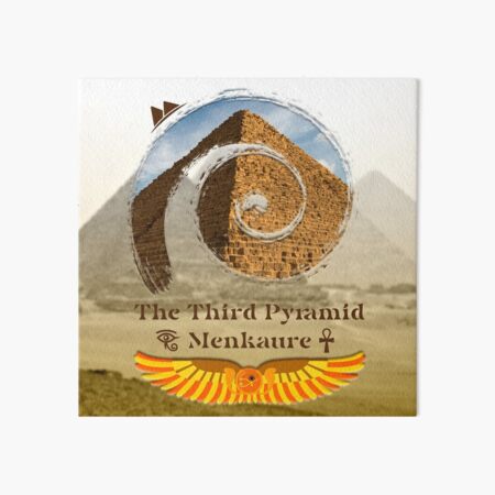 "Third Pyramid in Giza, Egypt: Menkaure" Art Board Print for Sale by ...