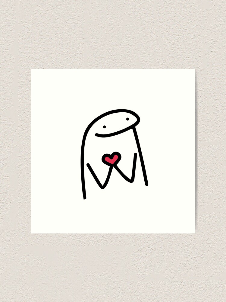 "Flork in love meme" Art Print for Sale by LatinoPower | Redbubble
