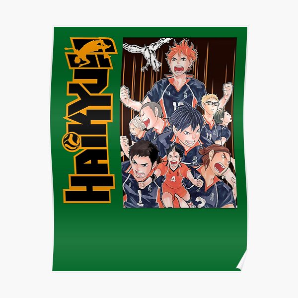 Póster «Karasuno High 31 Haikyuu Gráficos de anime Japón Anime Haikyuu ...