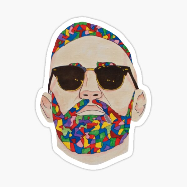 "Cool stylish colorful hair " Sticker for Sale by Hojibelo | Redbubble