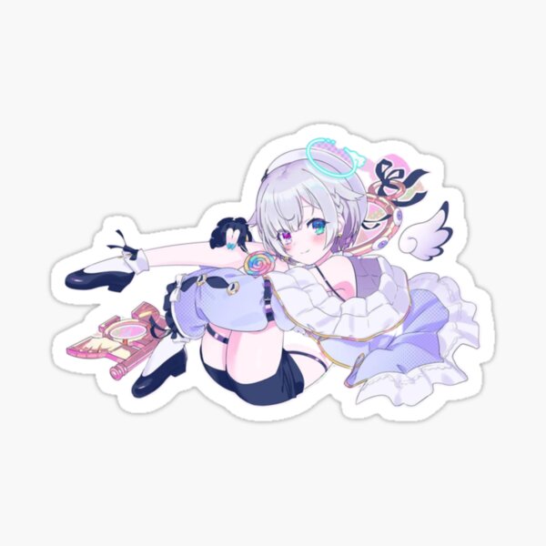 "Silvervale Vshojo vtuber cute amemiya nazuna NEW!" Sticker for Sale by ...