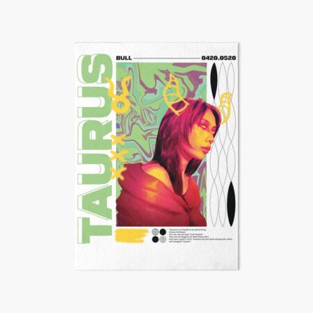 "Taurus Psychedelic Art" Art Board Print for Sale by kausofvenus ...