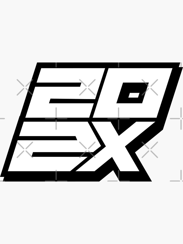 "202X Symbol" Sticker for Sale by MOULEOFFICIAL | Redbubble