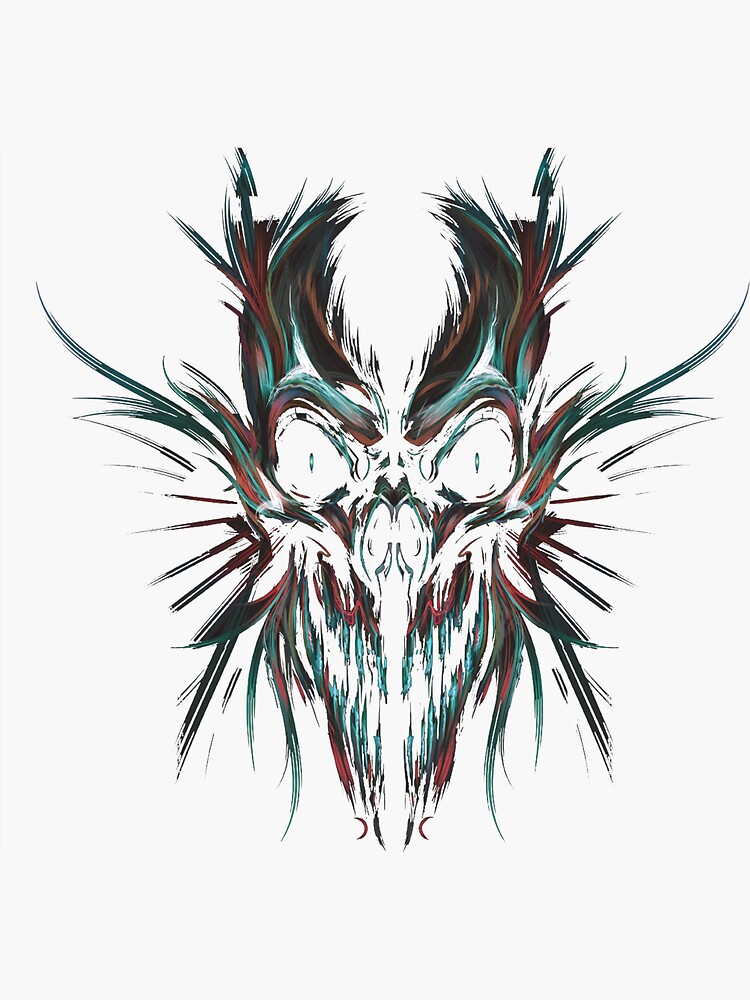 "DRAGON SHAPE FOR HALLOWEEN" Sticker for Sale by SSajjadahmad | Redbubble
