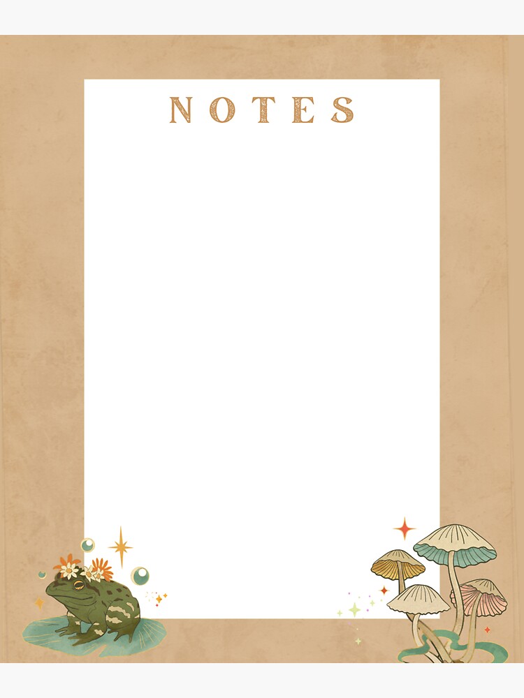 "Cute frog notes book notebook screaming frog - " Sticker for Sale by ...