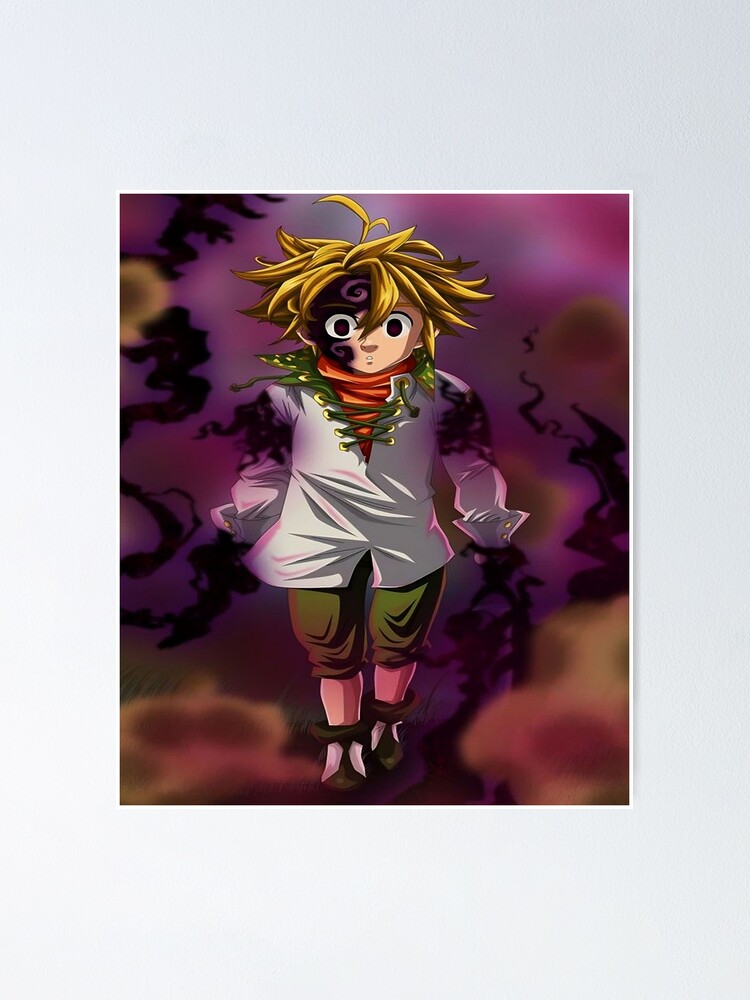 "the seven deadly sins meliodas" Poster for Sale by chetterubyzans ...