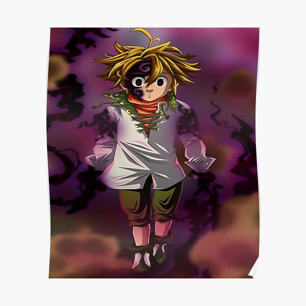 "the seven deadly sins meliodas" Poster for Sale by chetterubyzans ...