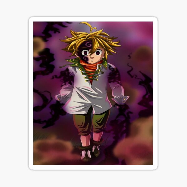 "the seven deadly sins meliodas" Sticker for Sale by chetterubyzans ...