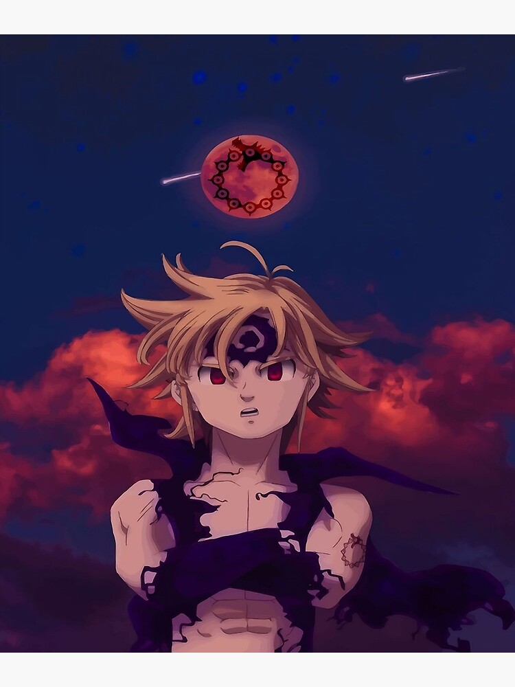 "meliodas the seven deadly sins" Poster for Sale by chetterubyzans ...
