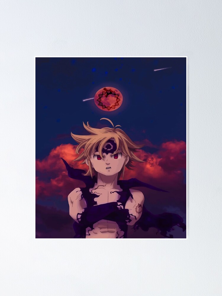"meliodas the seven deadly sins" Poster for Sale by chetterubyzans ...