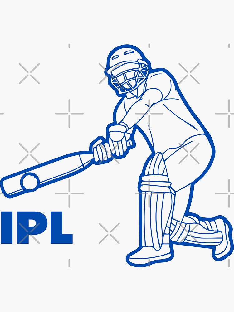 "IPL 2022 League " Sticker for Sale by Ayas20 | Redbubble