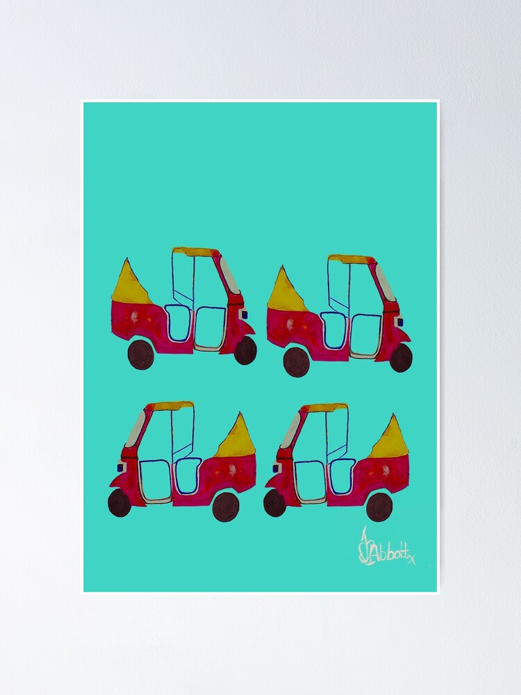 "tuk tuks " Poster for Sale by WitchBella | Redbubble