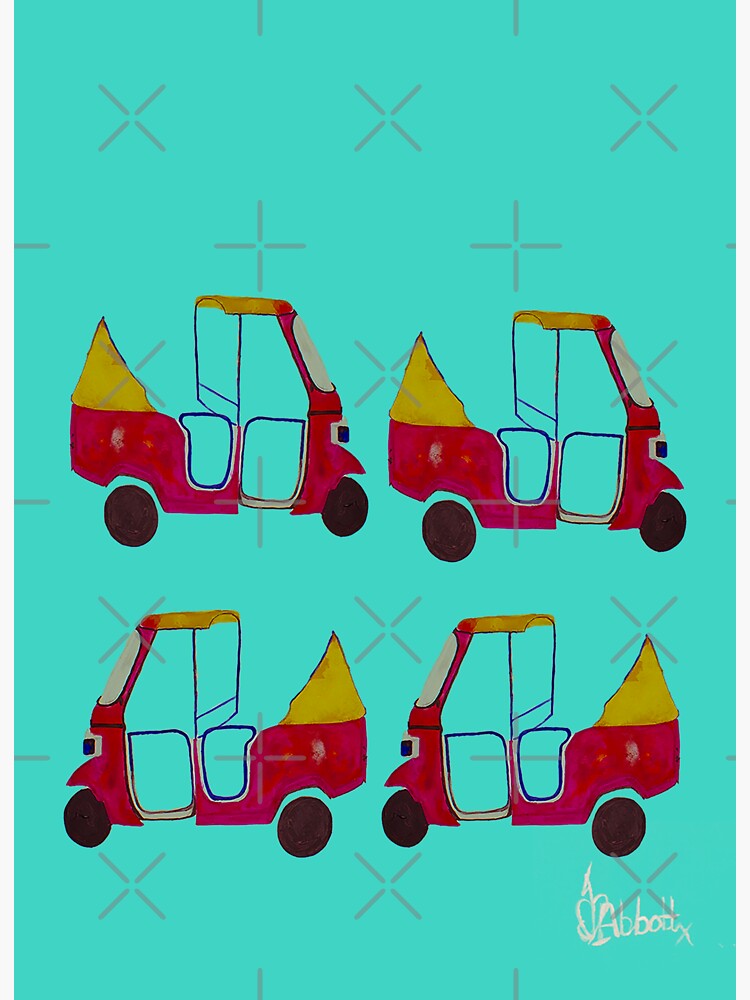 "tuk tuks " Sticker for Sale by WitchBella | Redbubble
