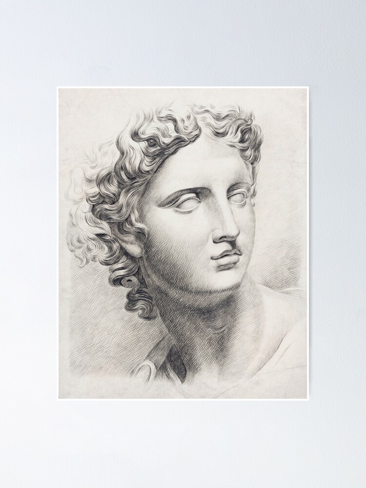 "Pencil sketch greek sculpture drawing, Artistic academy classic woman ...