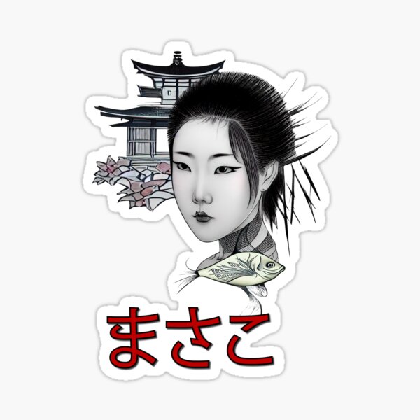"Masako" Sticker for Sale by AntonioGurdo | Redbubble