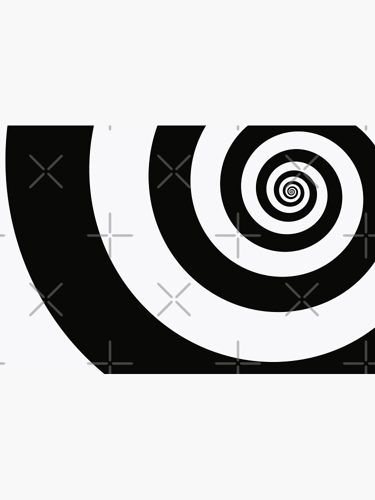 "hypnosis spiral" Sticker for Sale by Lartos | Redbubble