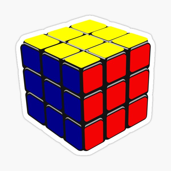 "Rubik's cube" Sticker for Sale by AdCristian | Redbubble