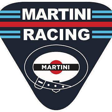 "Martini Racing Logo Sticker" Sticker for Sale by metamerphosis | Redbubble