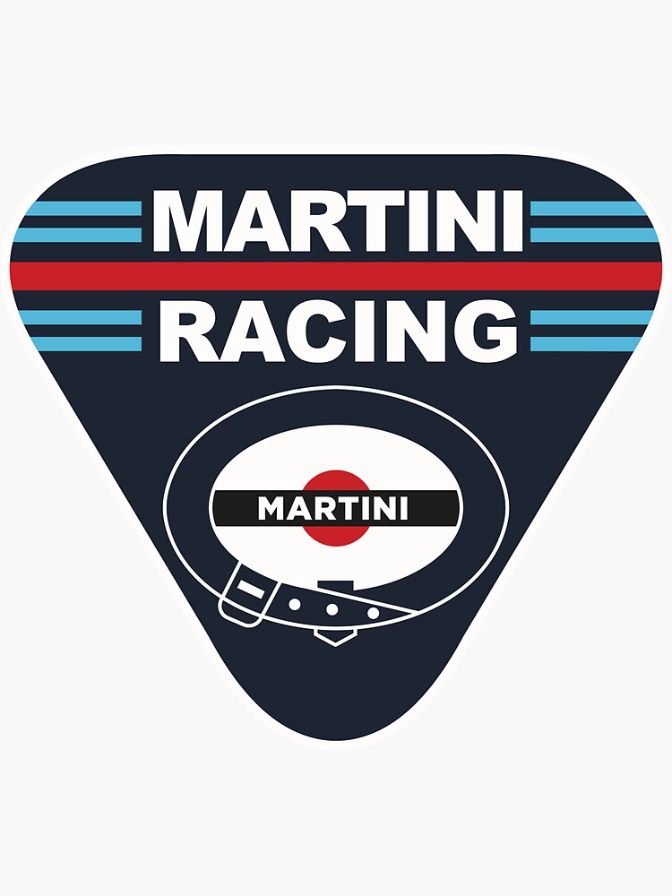 "Martini Racing Logo Sticker" Sticker for Sale by metamerphosis | Redbubble