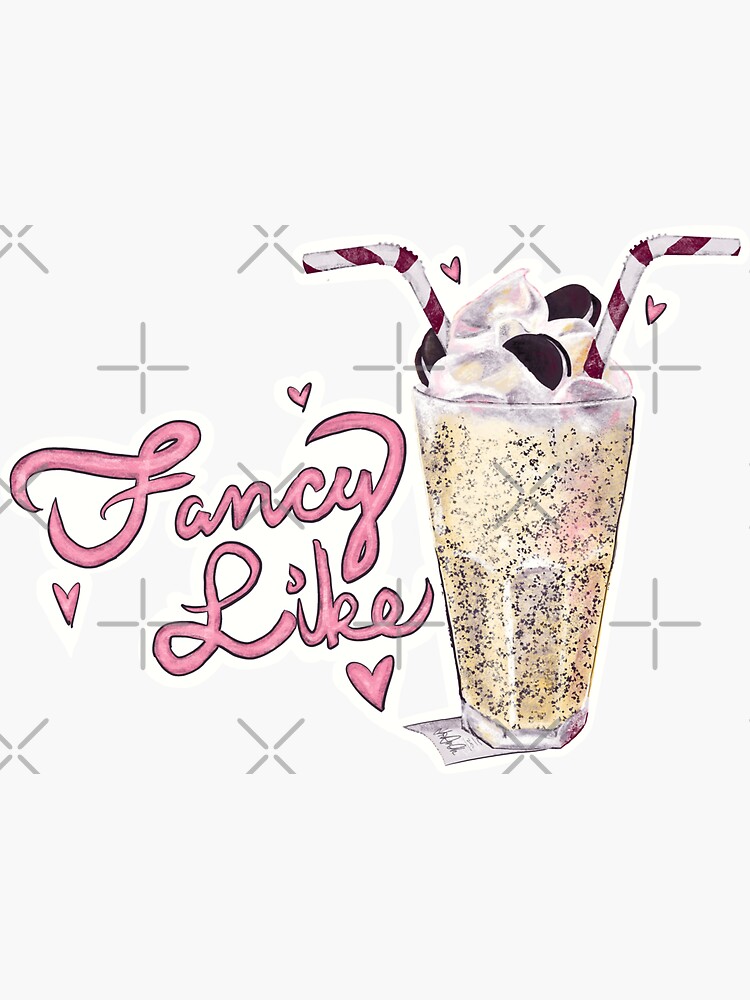 "Fancy Like Date Night Shake" Sticker for Sale by jcray | Redbubble