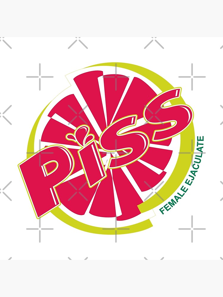 "Piss (Female Ejaculate)- Parody logo of a well known soft drink ...