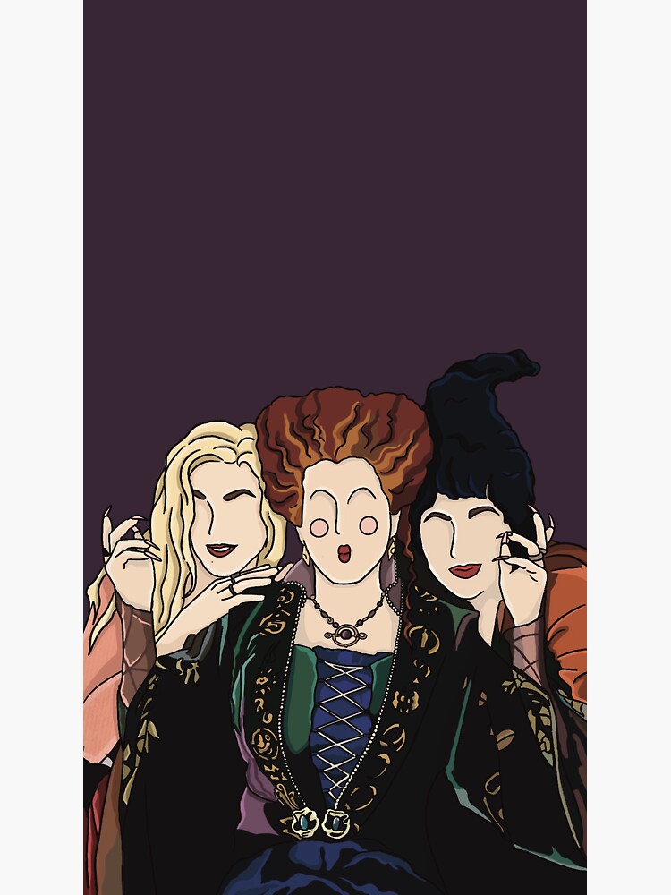"Hocus Pocus " Sticker for Sale by maddierosepie | Redbubble