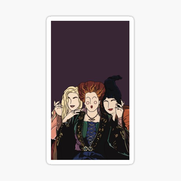 "Hocus Pocus " Sticker for Sale by maddierosepie | Redbubble