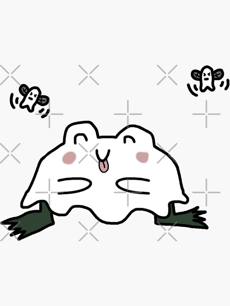 "Frog Ghost" Sticker for Sale by JSGB | Redbubble