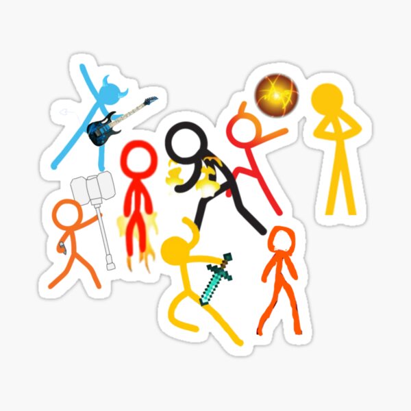 "alan becker fuuny cute design stickers alan becker" Sticker for Sale ...