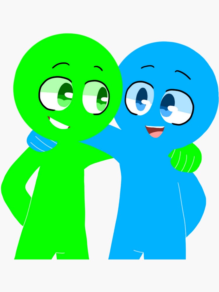 "alan becker fuuny cute design stickers alan becker" Sticker for Sale ...