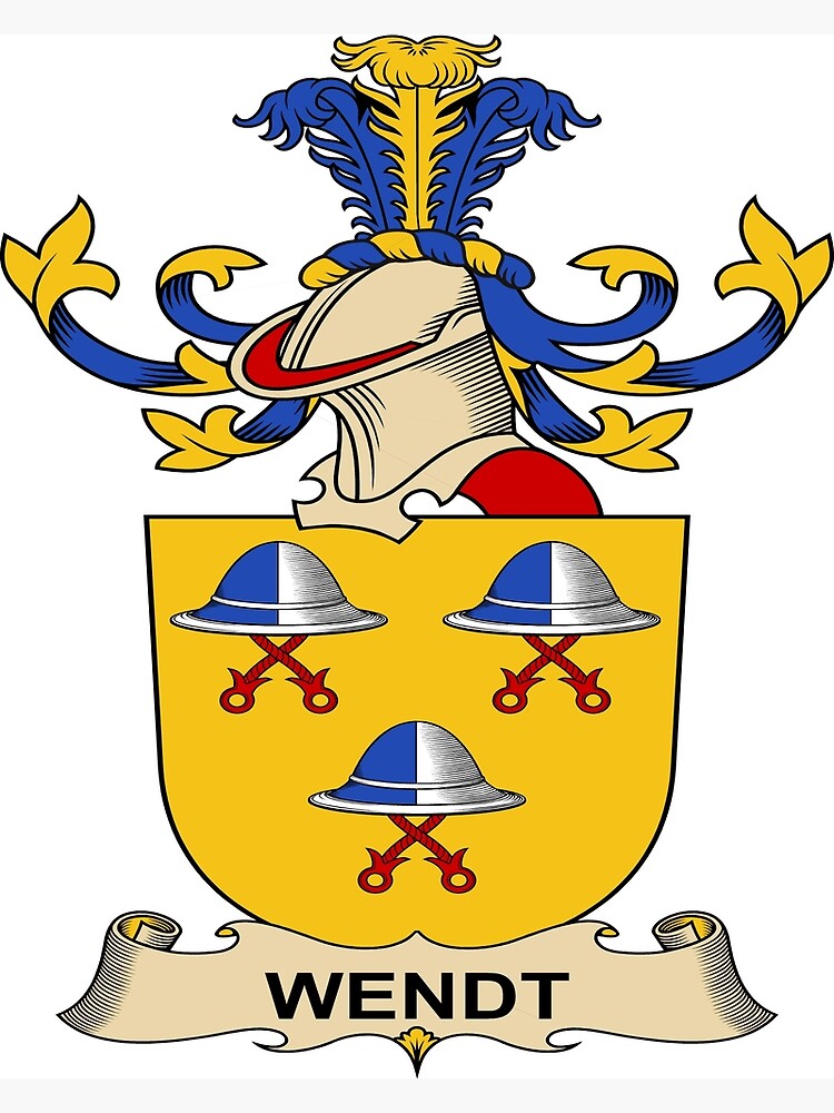 "Wendt" Poster for Sale by HaroldHeraldry | Redbubble