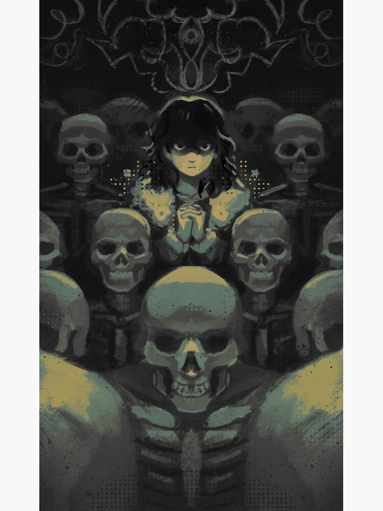 "Nico di Angelo and skeletons" Sticker for Sale by meomeean | Redbubble