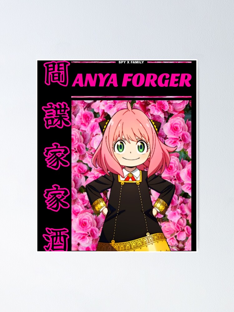 "Anya Forger " Poster for Sale by best717design | Redbubble