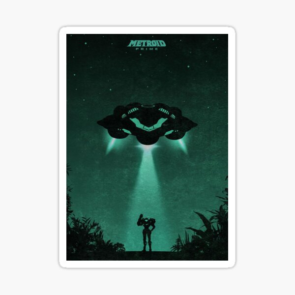 "Metroid" Sticker for Sale by Madarachop | Redbubble