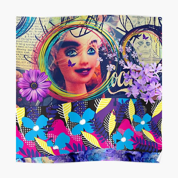 "MARIPOSA MORADA" Poster for Sale by mistivelvet | Redbubble