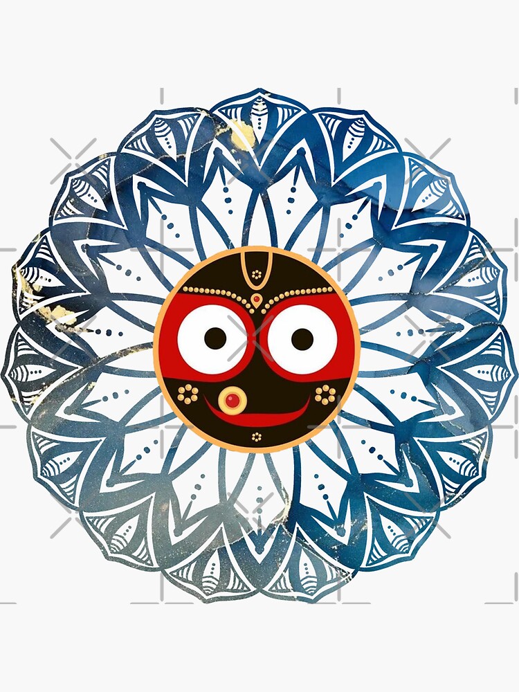 "Jagannath jai Jagannath lord Jagannath " Sticker for Sale by Krishnavi ...